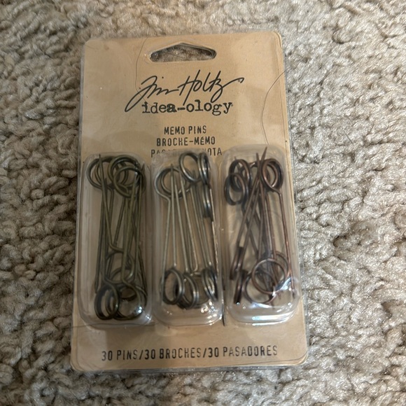 Tim Holtz | Office | Tim Holtz Ideaology Tim Holt Memo Pins | Poshmark